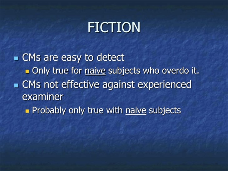 Polygraph Countermeasures: What Polygraph Operators Say Behind Closed ...