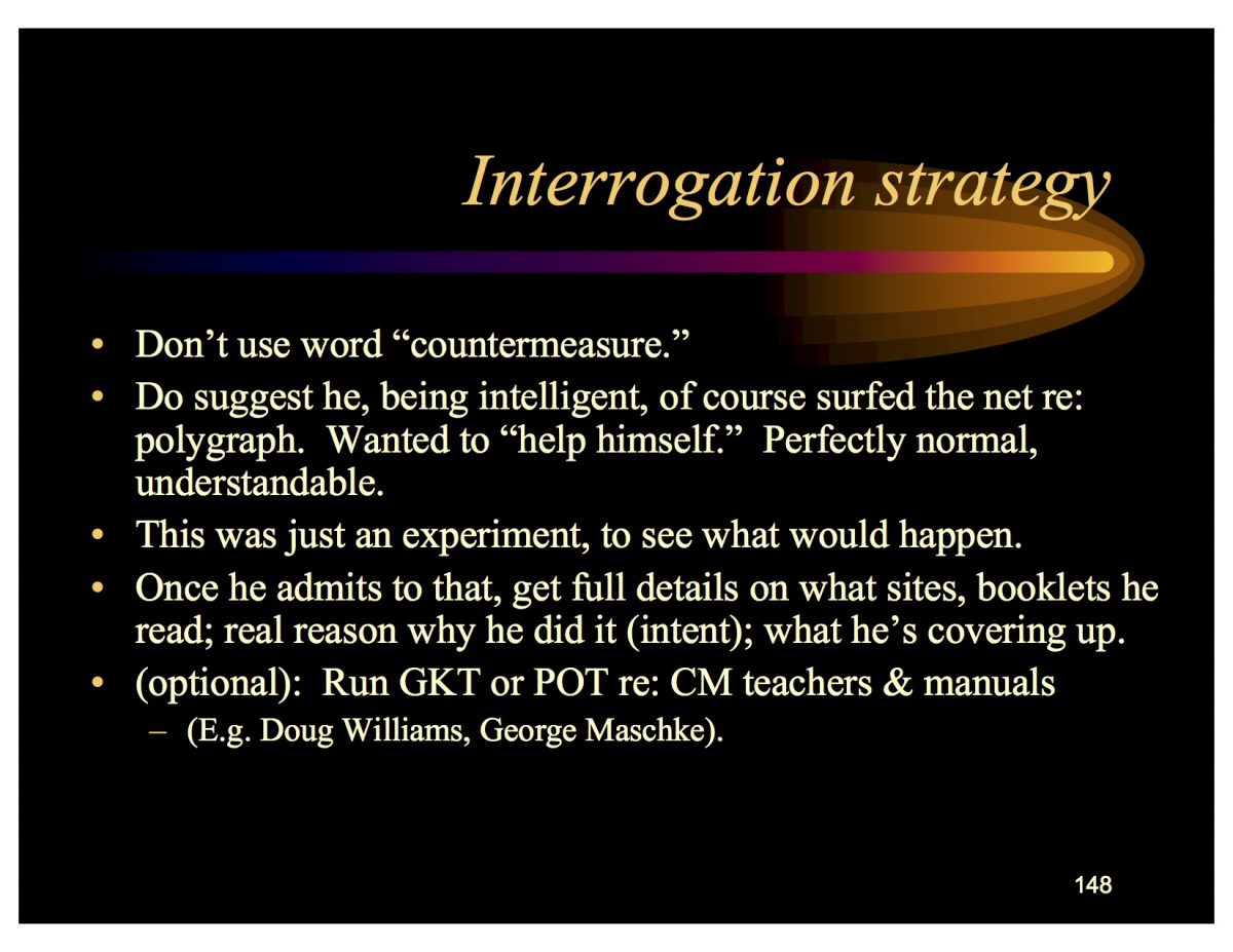 Gordon H. Barland on Polygraph Countermeasures – AntiPolygraph.org News